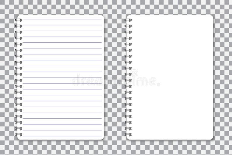 Spiral Coil Notebook Stock Illustrations – 673 Spiral Coil Notebook ...