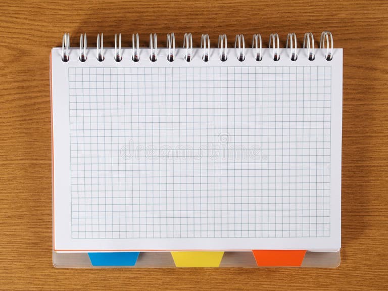 Spiral Notebook stock image. Image of notepad, open, blank - 34266341