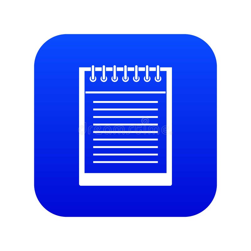 Notepad Icon Color Outline Vector Stock Vector - Illustration of black ...