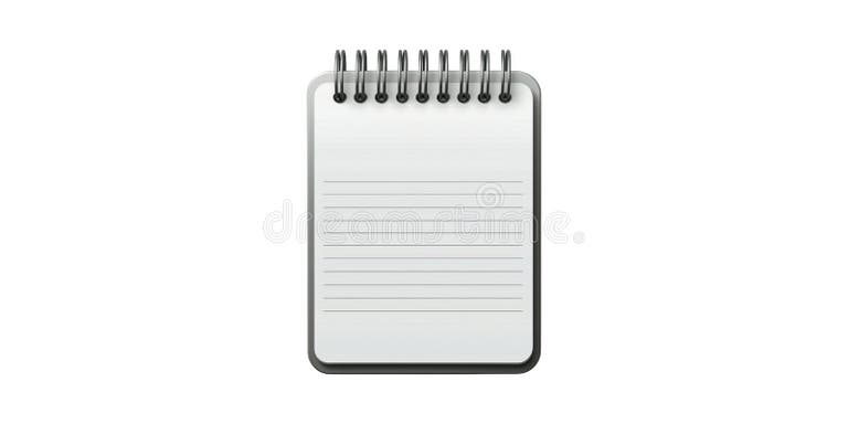 Spiral Notepad with Lined Pages. Ideal for Writing and Note-Taking ...