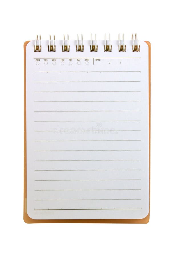 Blank Calendar Isolated on White Stock Image - Image of schedule, white ...