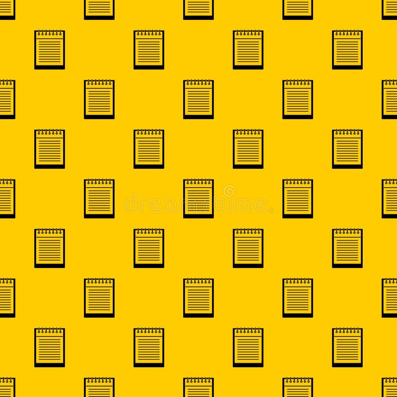 Spiral Notepad Pattern Vector Stock Vector - Illustration of ...