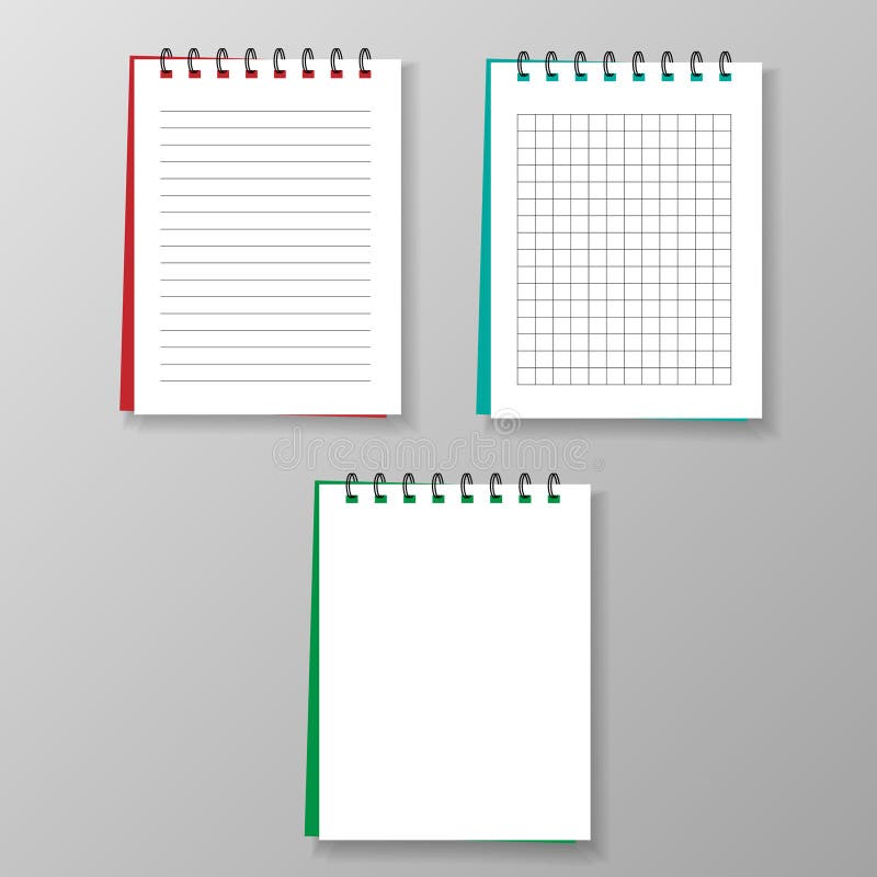 Spiral Notpads Stock Illustrations – 1 Spiral Notpads Stock ...