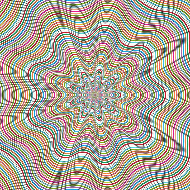 Spiral op art background stock vector. Illustration of motion - 54493591