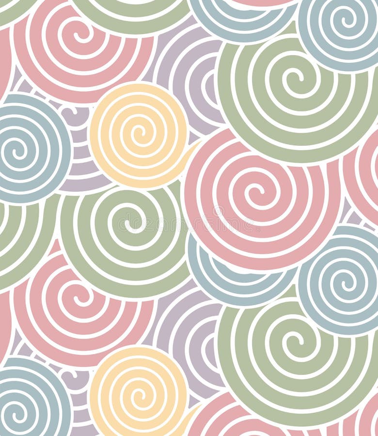 Spiral pattern stock vector. Illustration of color, green - 28789261