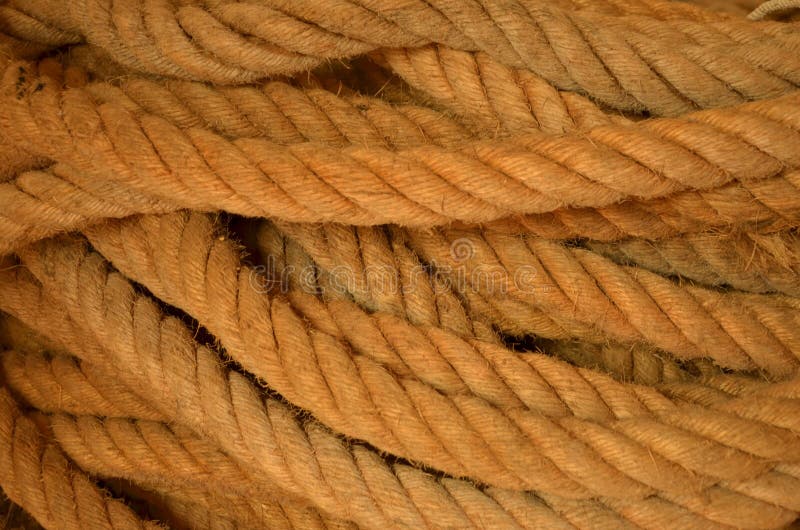 The Spiral Pattern of Big Ropes Stock Photo - Image of lasso, long ...
