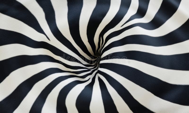Spiral Pattern Black White Stripes, Abstract Design, Hypnotic Effect ...