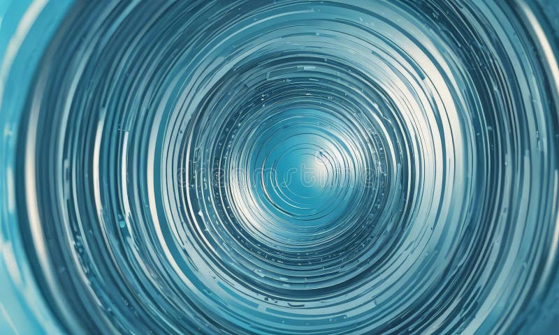 Spiral Pattern Blue and White Concentric Circles Creates Mesmerizing ...