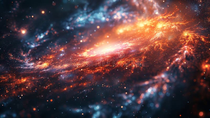 A Spiral Pattern with Bursts of Colors Embodying the Constant Movement ...