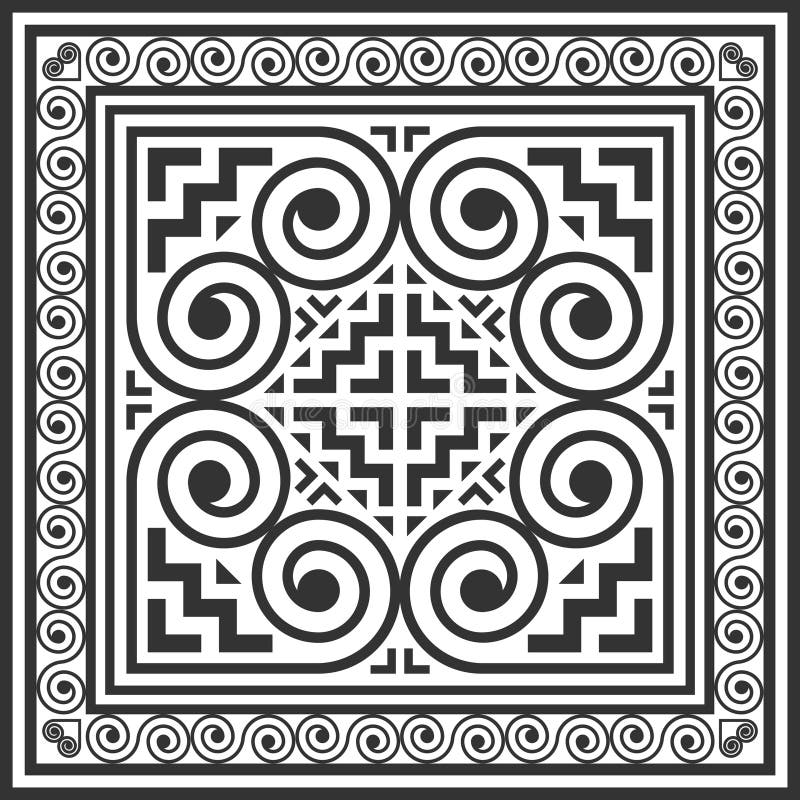 Spiral Pattern, Hmong Ethnic Pattern Spiral Pattern is the Original ...