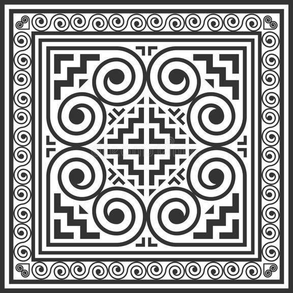 Spiral Pattern, Hmong Ethnic Pattern Spiral Pattern is the Original ...