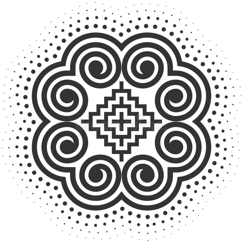 Spiral Pattern, Hmong Ethnic Pattern Spiral Pattern is the Original ...
