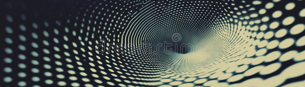 Spiral Pattern with Increasing Dot Sizes Creates a Mesmerizing Halftone ...