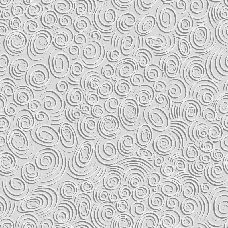 Spiral Patterns Seamless Wallpaper Stock Vector - Illustration of ...