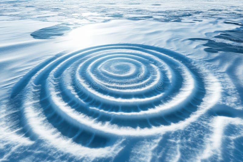 Spiral Patterns on Water Surface Create Mesmerizing Visual Effects at ...