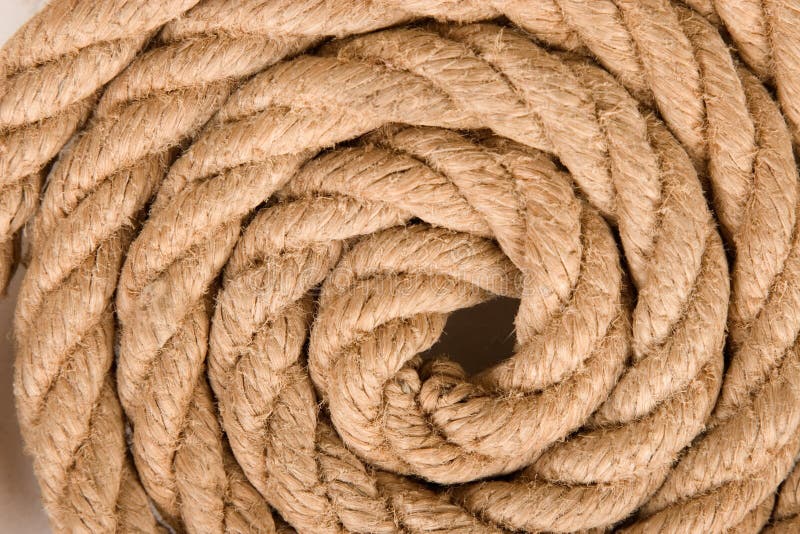 Spiral rope stock image. Image of coil, boat, circle - 14834599