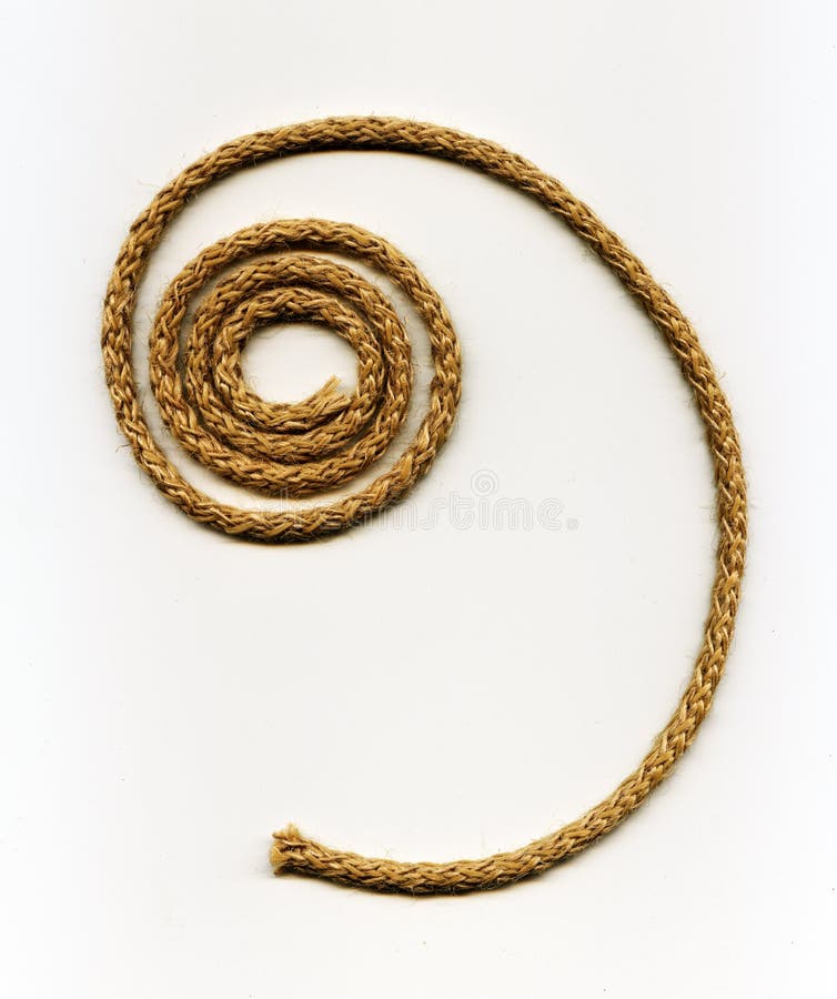 Spiral Rope Made From Natural Fibers Picture. Image: 16053749