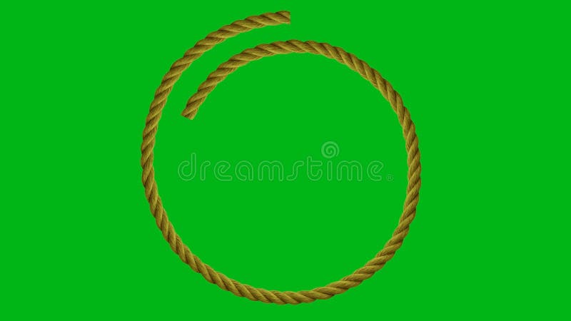 Spiral Rope with Green Screen Background Stock Video - Video of ...