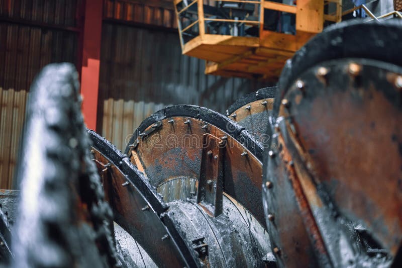 Spiral Classifier. Mining and Processing Plant Stock Image - Image of ...