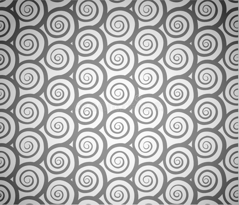 Spiral seamless pattern stock vector. Illustration of design - 55870309