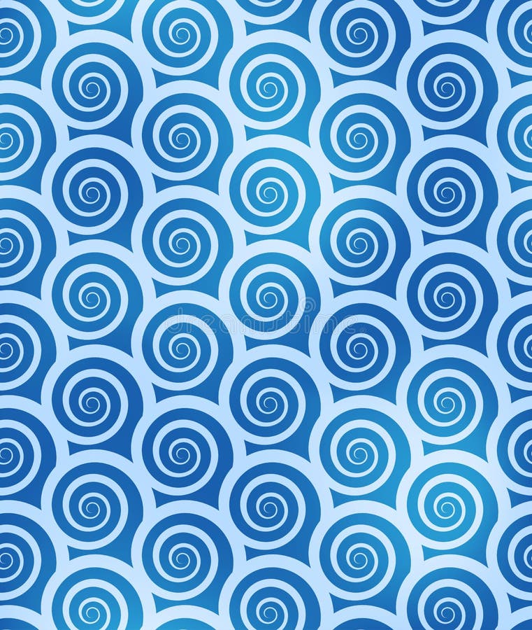 Spiral seamless pattern stock vector. Illustration of abstract - 55870348