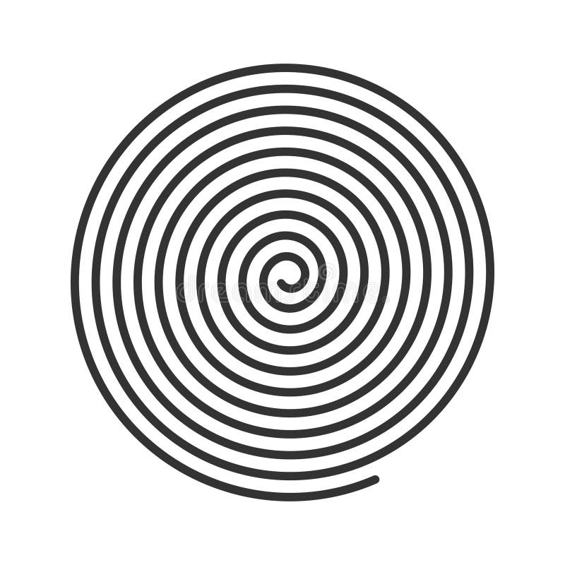 Spiral Shape. Whirlpool, Vortex or Tornado, Pinwheel or Spin, Headache ...