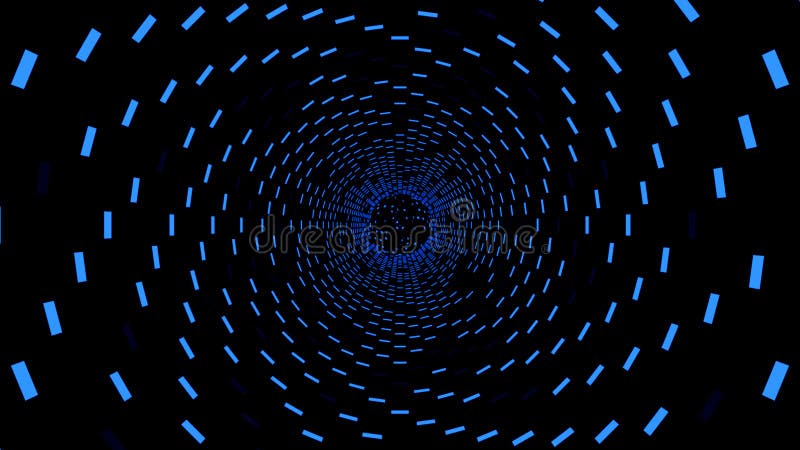 Spiral Shaped Moving Rectangles Creating Effect of Endless Spinning ...