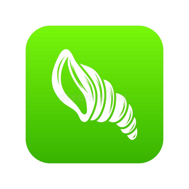 Spiral Shell Icon, Simple Style Stock Vector - Illustration of marine ...