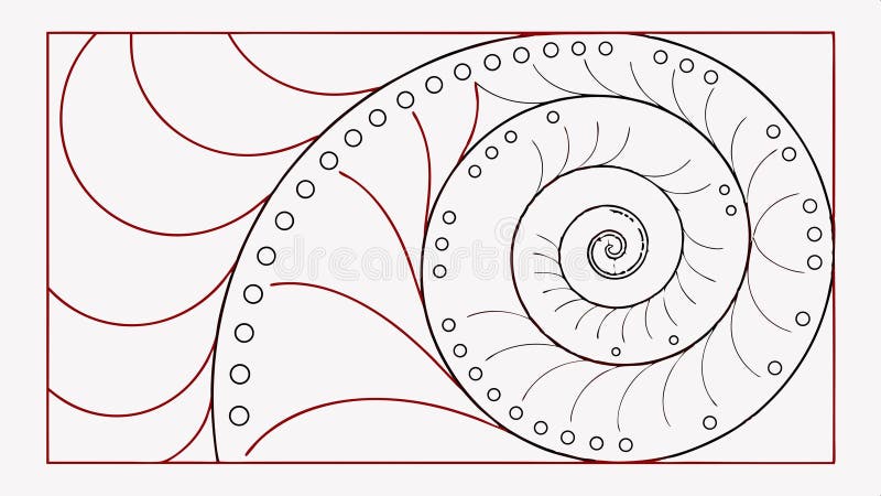 Spiral Shell Pattern, Abstract and Geometric Design Element Vector ...
