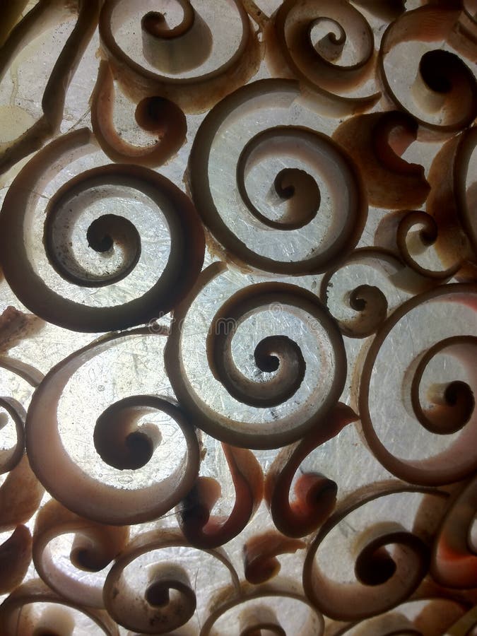Spiral Shell Pattern Close Up Stock Image - Image of background, paper ...