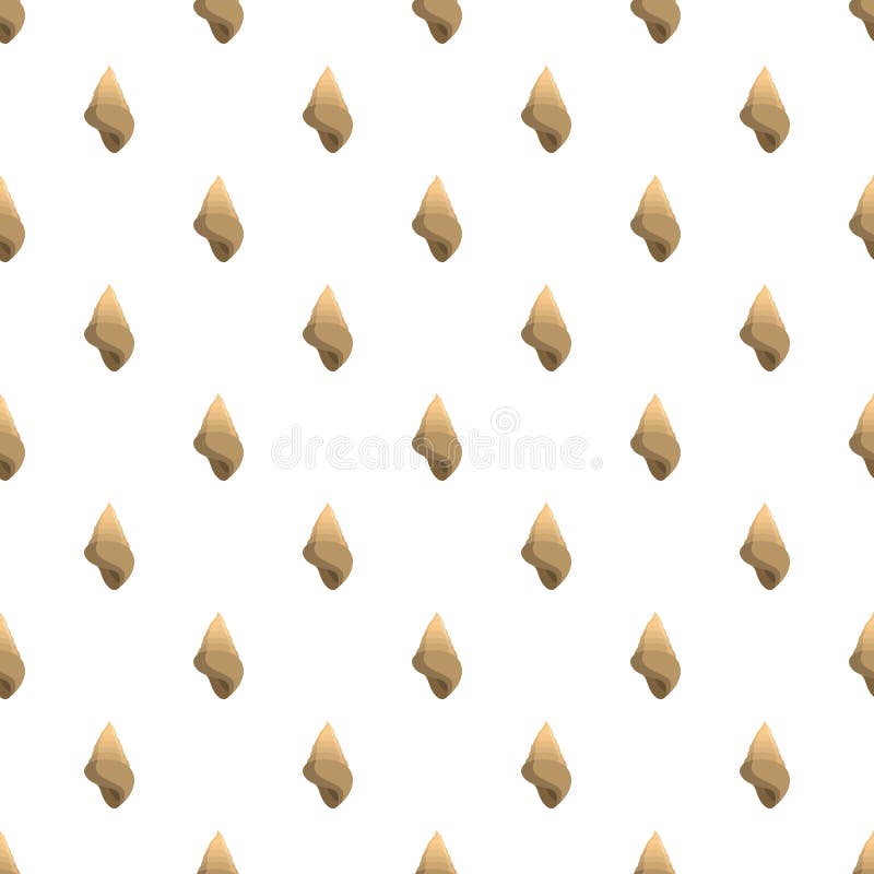 Spiral Shell Pattern Seamless Vector Stock Vector - Illustration of ...