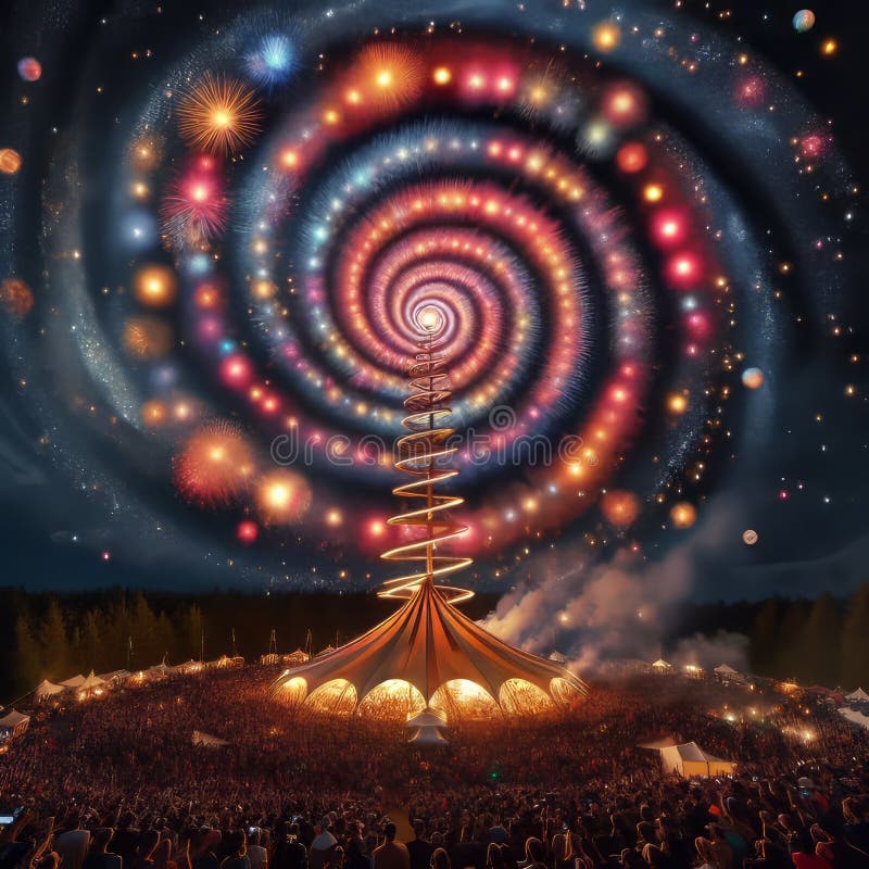 155 66. Spiral Shells_ Large, Spherical Fireworks that Stock ...