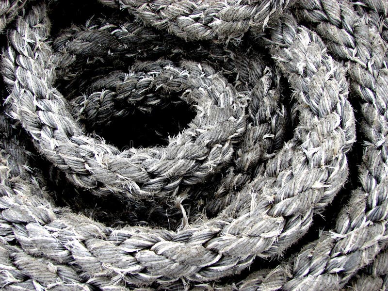 Spiral of ship rope stock photo. Image of scroll, line - 53818442