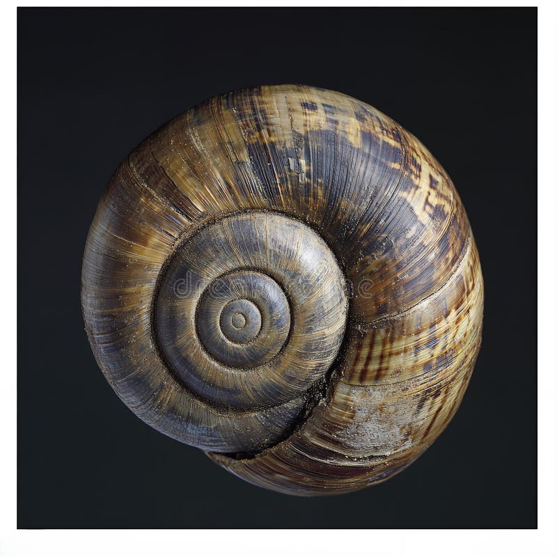 Spiral Snail Shell Macro Nature S Geometry Texture Wildlife Stock ...