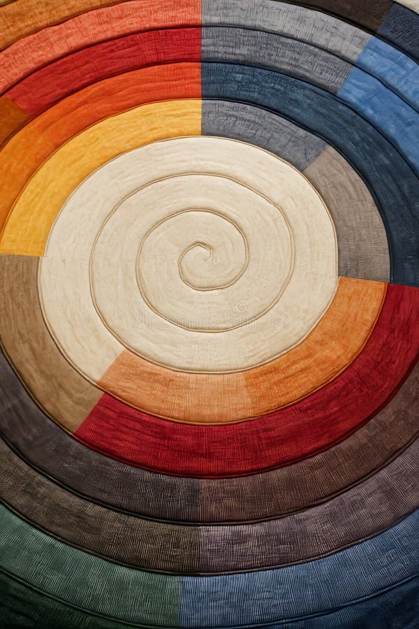 Spiral Spectrum of Color a Harmony of Textures and Tones, Seamless ...