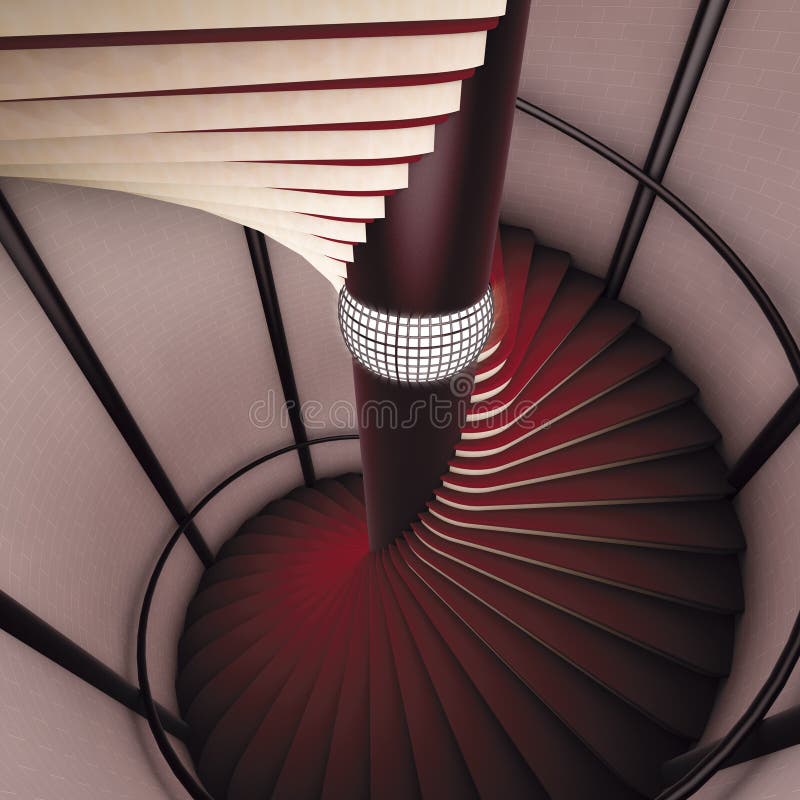 Spiral Staircase Shape Stock Illustrations – 2,259 Spiral Staircase ...
