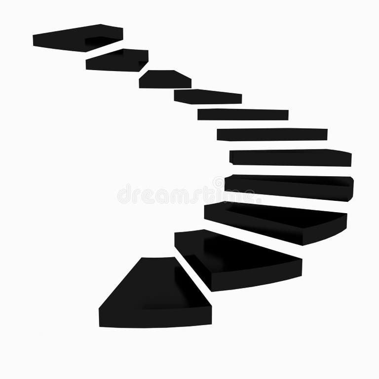 Black Staircase Shape Stock Illustrations – 1,405 Black Staircase Shape ...