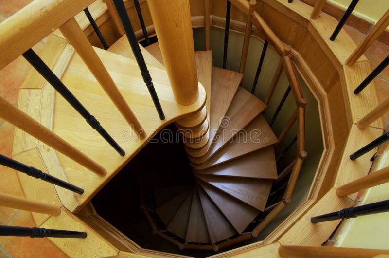 Spiral Staircase at the Law Library in the Iowa State Capitol Stock ...