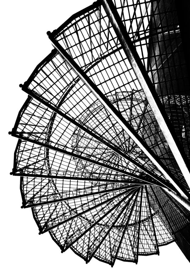 Spiral staircase. stock photo. Image of walkway, silhouette - 31824156