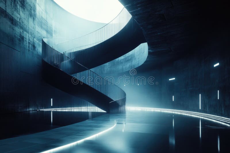 A Spiral Staircase Illuminated by Light from an Unknown Source ...