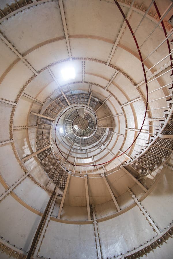 Spiral Staircase in the Old Lighthouse in Poti, Georgia Stock Image ...