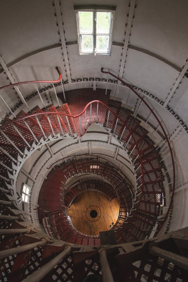 Spiral Staircase in the Old Lighthouse in Poti, Georgia Stock Image ...