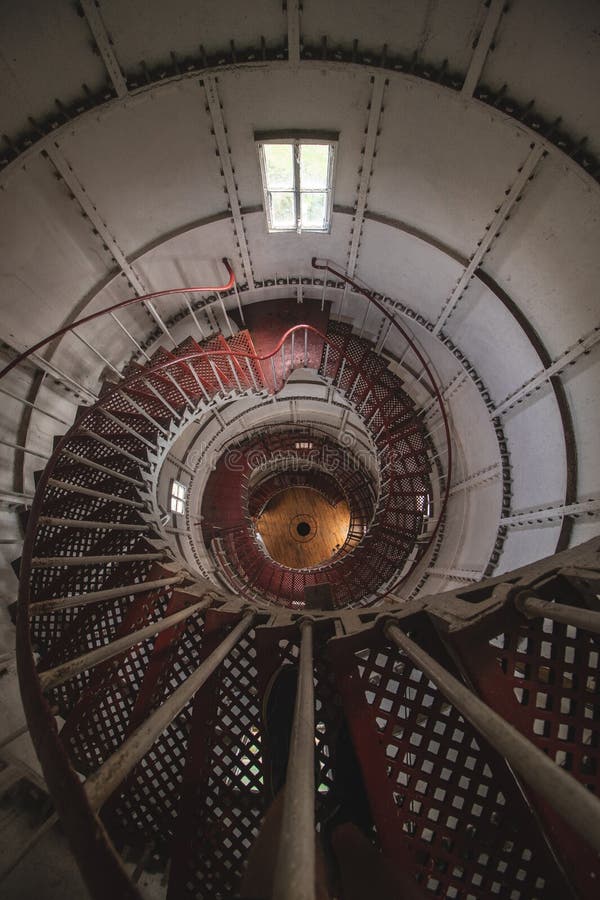 Spiral Staircase in the Old Lighthouse in Poti, Georgia Stock Photo ...