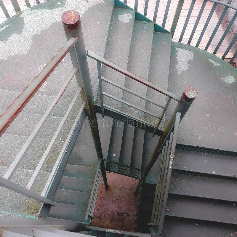 Spiral staircase stock photo. Image of iron, pattern - 245241898
