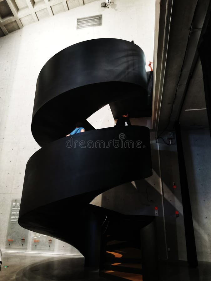 Spiral stairs stock image. Image of modern, spiral, black - 277588503