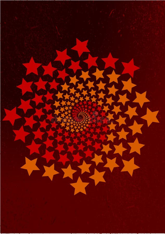 Spiral stars stock illustration. Illustration of wallpaper - 7431983