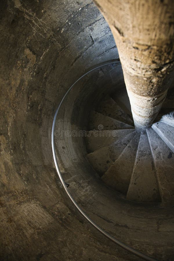 Spiral stone staircase stock image. Image of ancient - 11548849