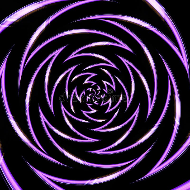 Spiral Swirl Pattern Background Abstract, Surreal Stock Illustration ...