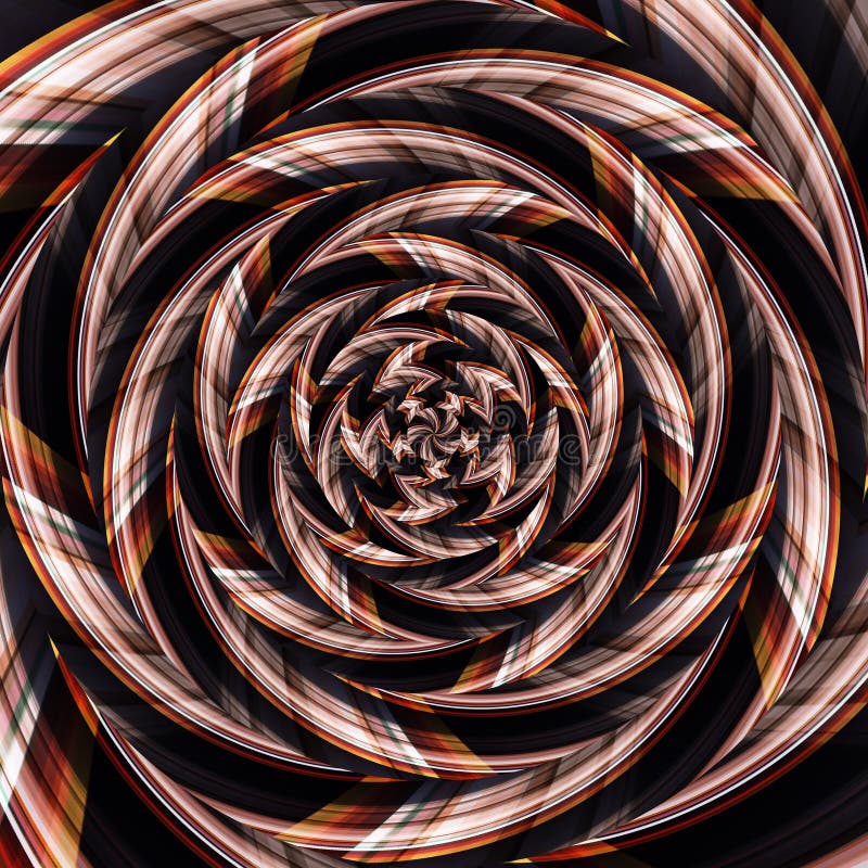 Spiral Swirl Pattern Background Abstract, Wallpaper Stock Illustration ...