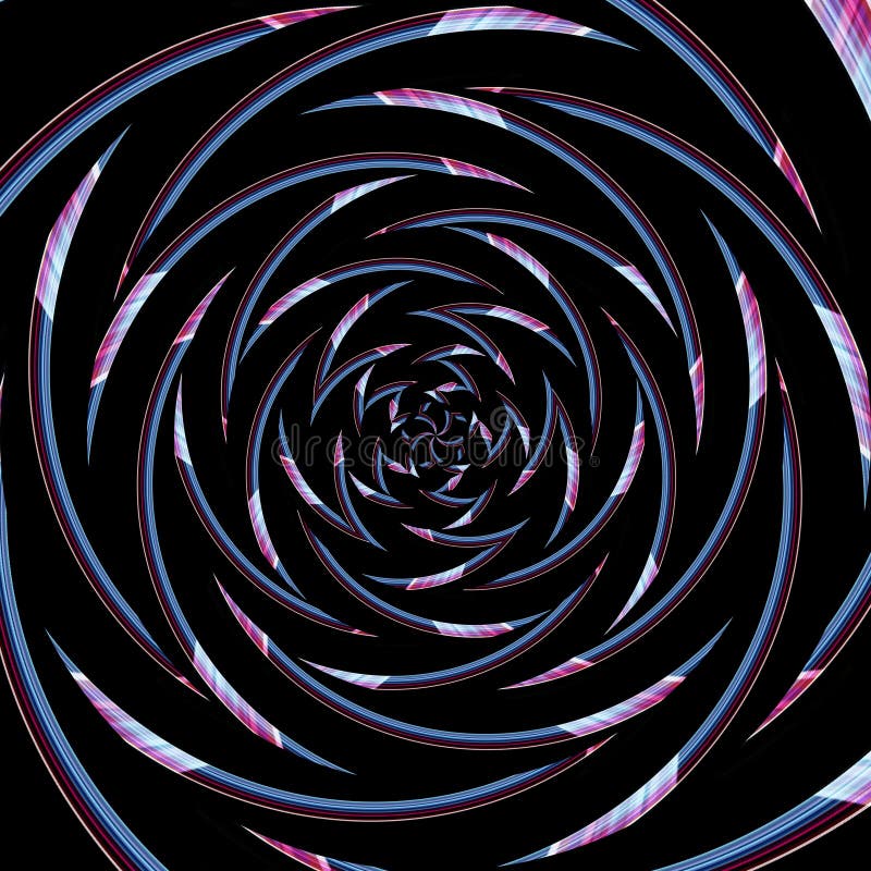 Spiral Swirl Pattern Background Abstract, Zig-zag Surreal Stock ...